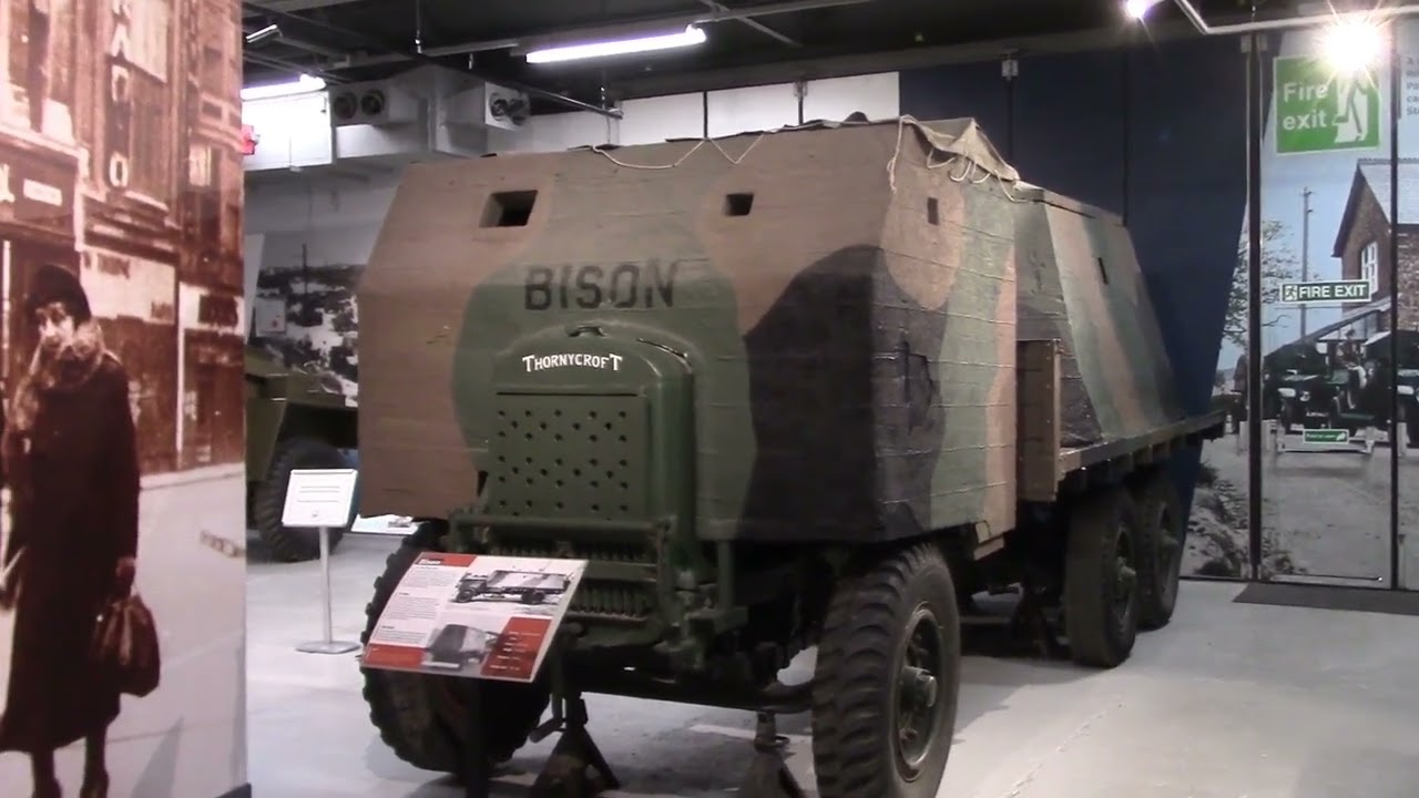 The concrete armoured lorry - the Bison (British Officers Don't Duck ...