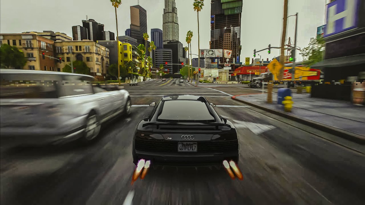 GTA V Max Graphics Mod Enhanced Gameplay - Photorealistic Graphics ...