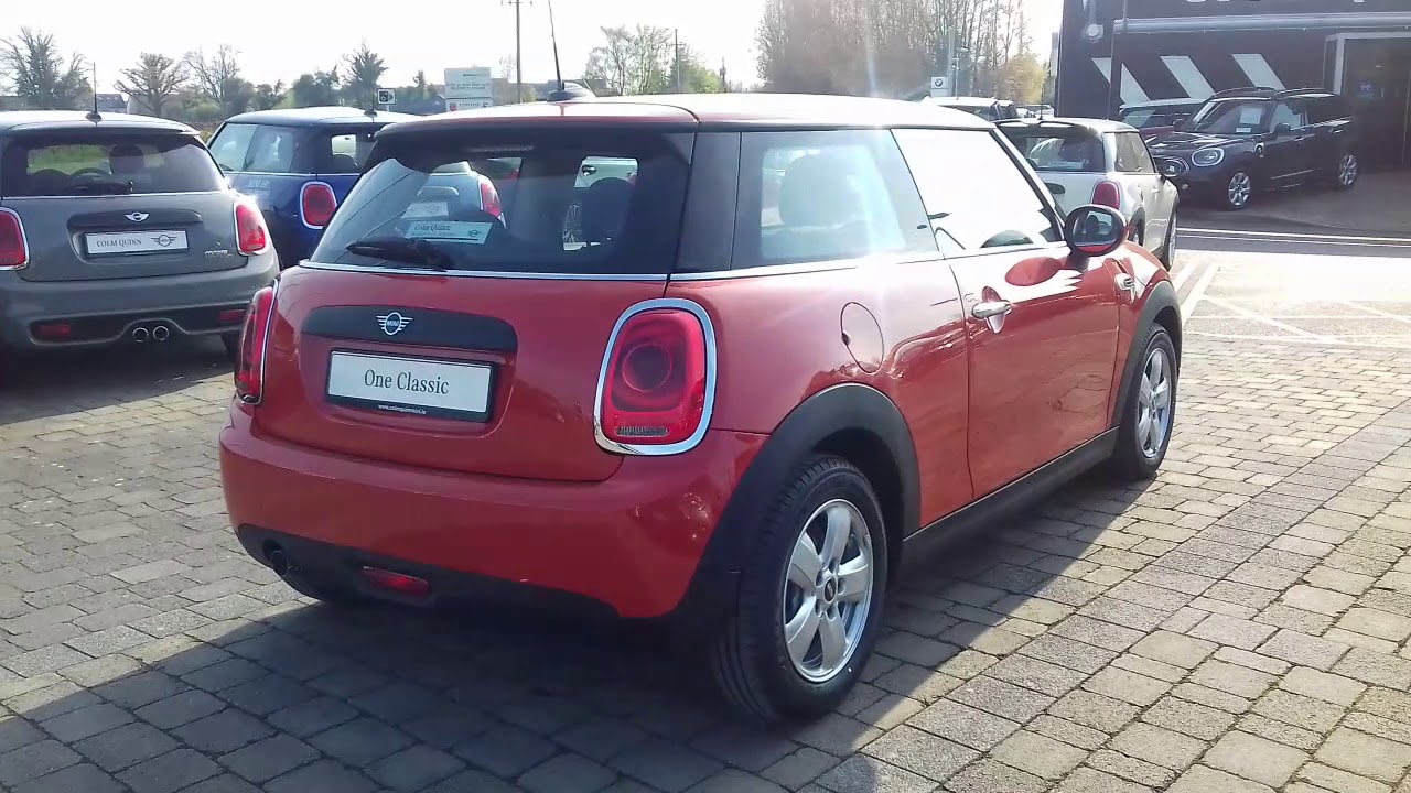 New 2019 MINI HATCH One Classic in Solaris Orange - YouTube