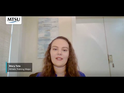 Why I Choose MTSU - Mary Tate - Athletic Training - YouTube