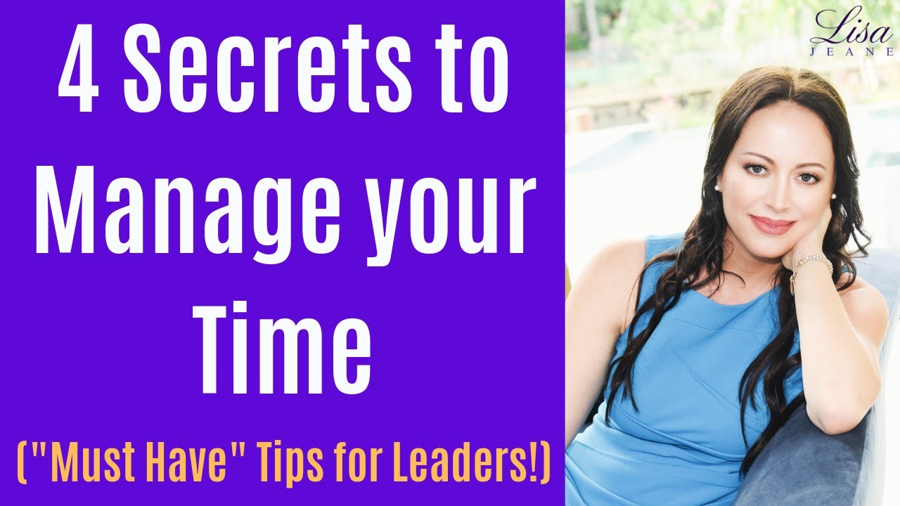 Time Management for Leaders | Manage Your Time to Uplevel Your ...