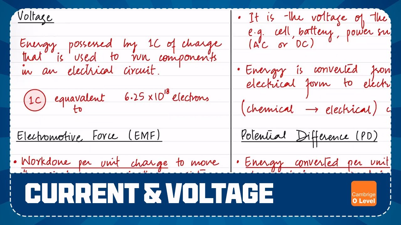 OL | Current & Voltage - YouTube