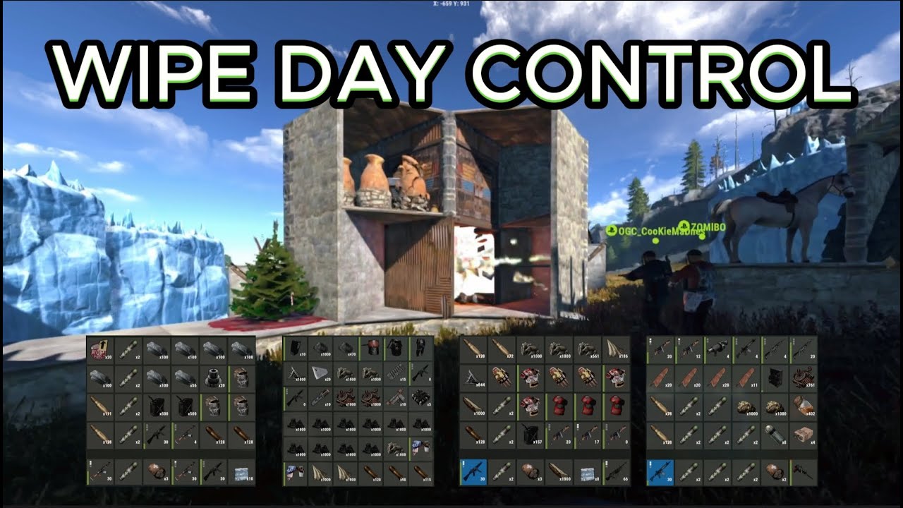 DOMINATING A SERVER ON WIPE DAY! - Rust Console - YouTube