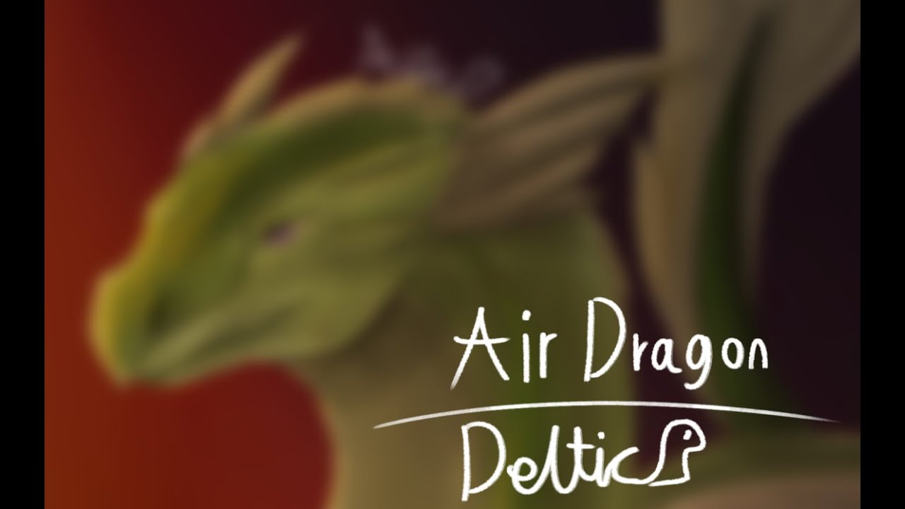 Air Dragon Speedpaint | The Elements of Dragons Pt. 2 | Deltic - YouTube