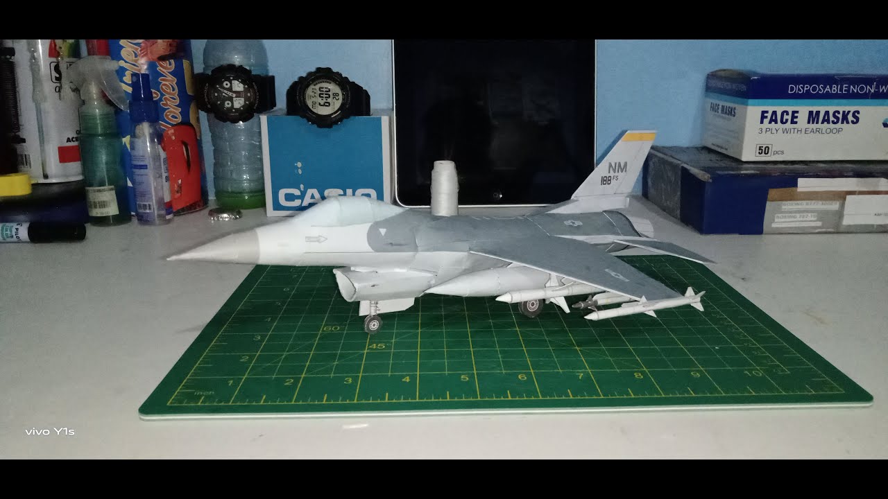 General Dynamics F-16 Fighting Falcon | Pro"jet" Fighter | Paper Model ...