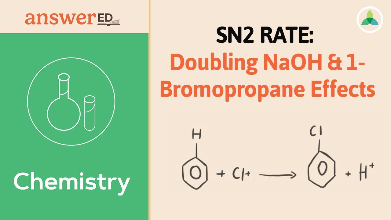 SN2 Rate: Doubling NaOH & 1-Bromopropane Effects - YouTube