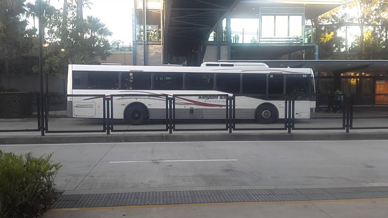Logan City Bus Service, 80CBS, 53CBS,112CBS at Eight Mile Plains. - YouTube