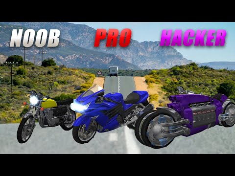 NOOB vs PRO vs HACKER - Traffic Rider