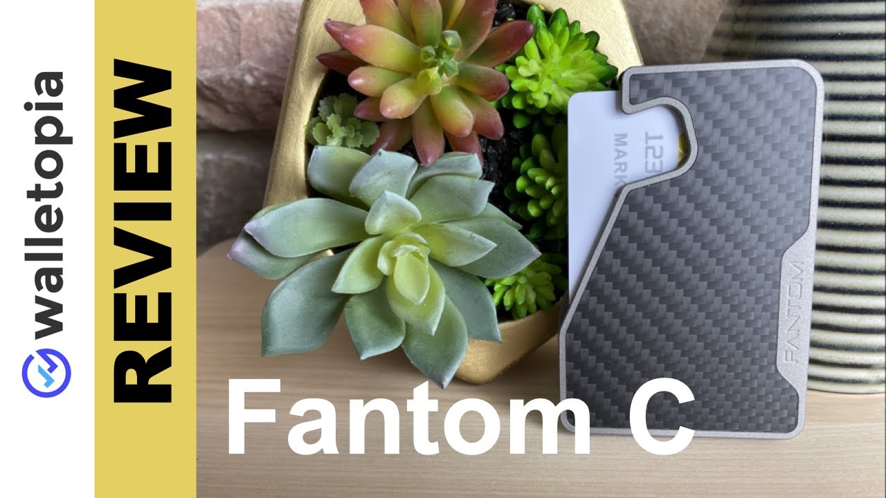 Fantom C wallet, the slim, small, MagSafe TECH card holder! - YouTube