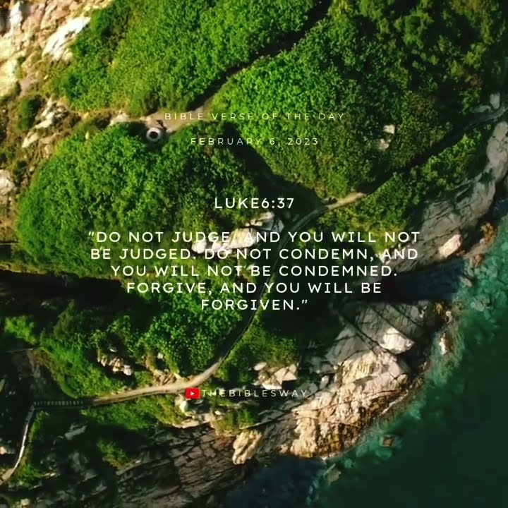 Luke 6:37 | TBW #judgement #forgiveness - YouTube