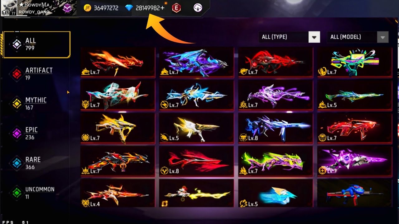 ALL EVO GUN MAX 😯😍 RIP 3Lakhs 💎 DIAMONDS 😍 || FREE FIRE EVO GUN MAX ...