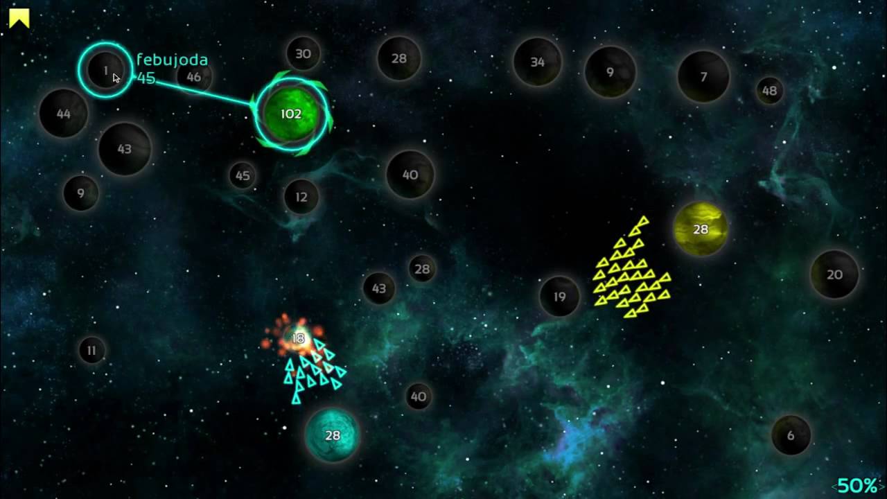 Galcon Fusion - Gameplay pc - YouTube