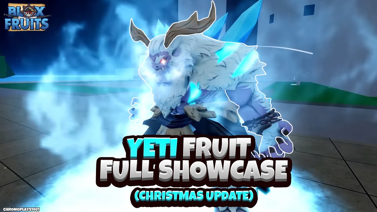 Yeti Fruit FULL SHOWCASE! (Blox Fruits Christmas Update) - YouTube