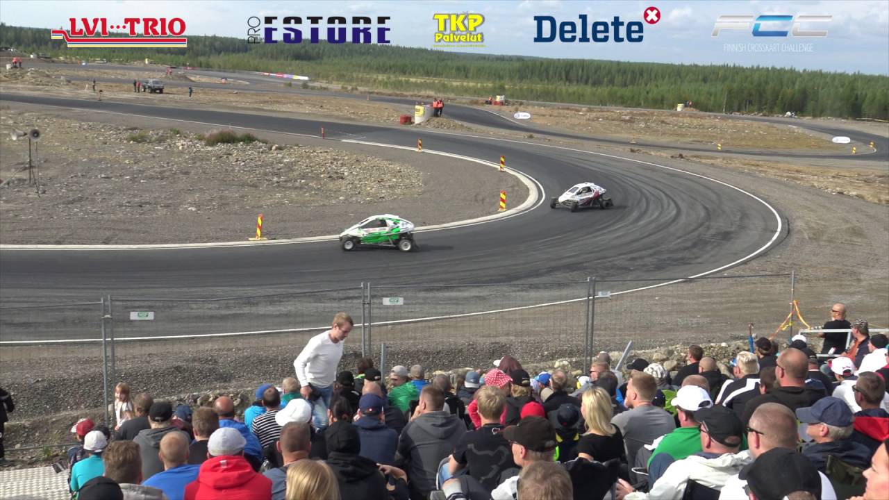 Finnish Crosskart Challange race B Final Crosskart Xtrem 750 - YouTube