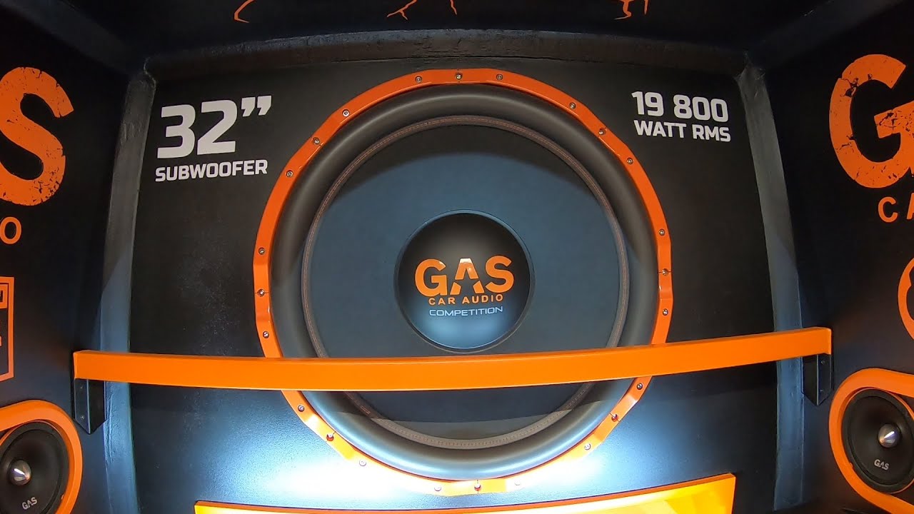 Oslo Motor Show 2019, 32" Subwoofer, 19 800 Watt rms - YouTube