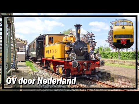 Stoomtreinen bij de Museum Buurtspoorweg op Hemelvaartsdag 2024 - YouTube
