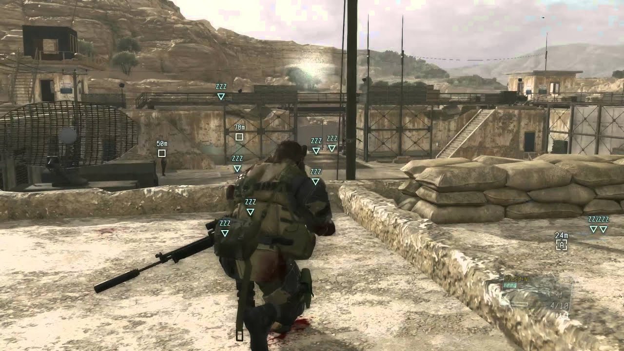 MGS V - Side OP 144 - Secure the Remains of the Man on Fire - YouTube