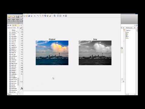 convert video rgb to gray and binary video in matlab تحويل الفيديو الملون الى رمادي وثنائي ...