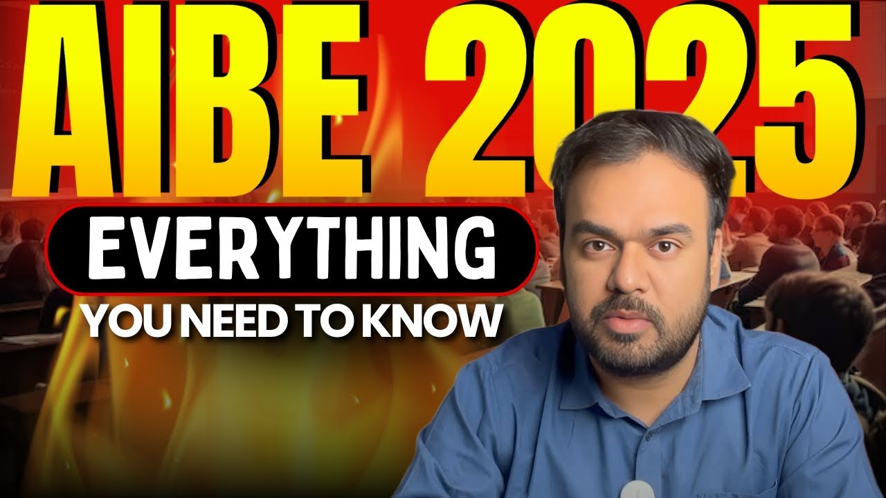 AIBE 2025 Pattern & Syllabus | Exam in July/August - YouTube