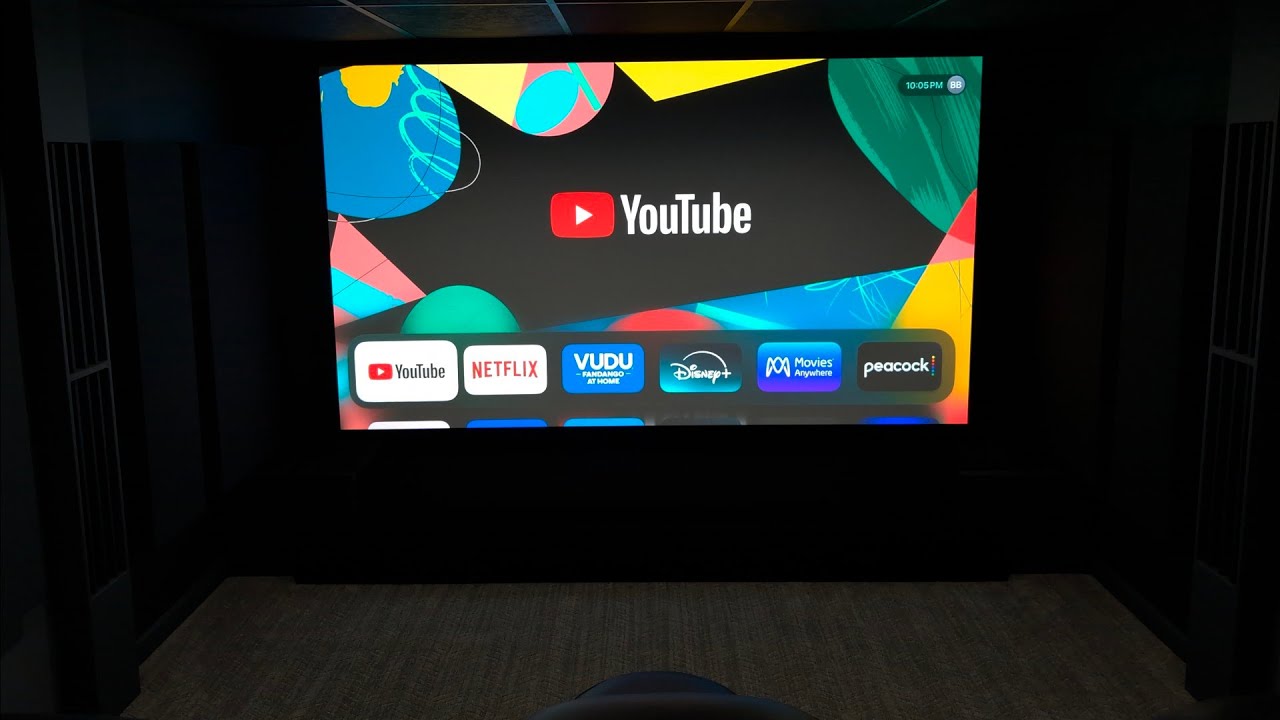 Showcasing the 16x9 Screen in my Home Theater - YouTube