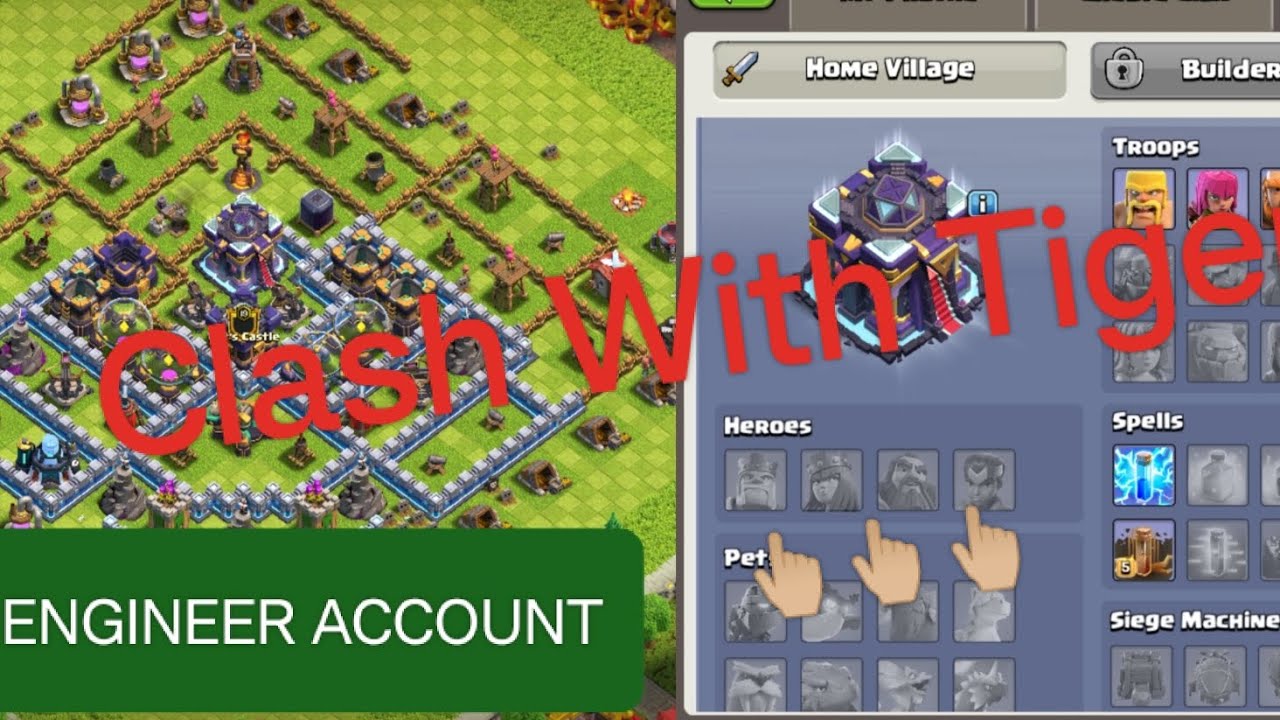WORLD FIRST TH 15 ENGINEER ACCOUNT IN COC😳😳😳 #coc #rare - YouTube
