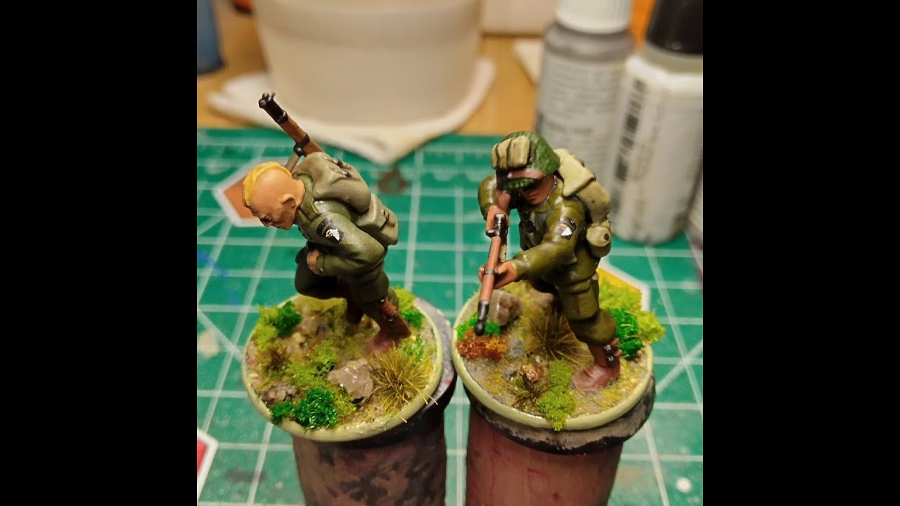 Bonus Video Basing 2 Warlord Games Bolt Action Band of Brothers US ...