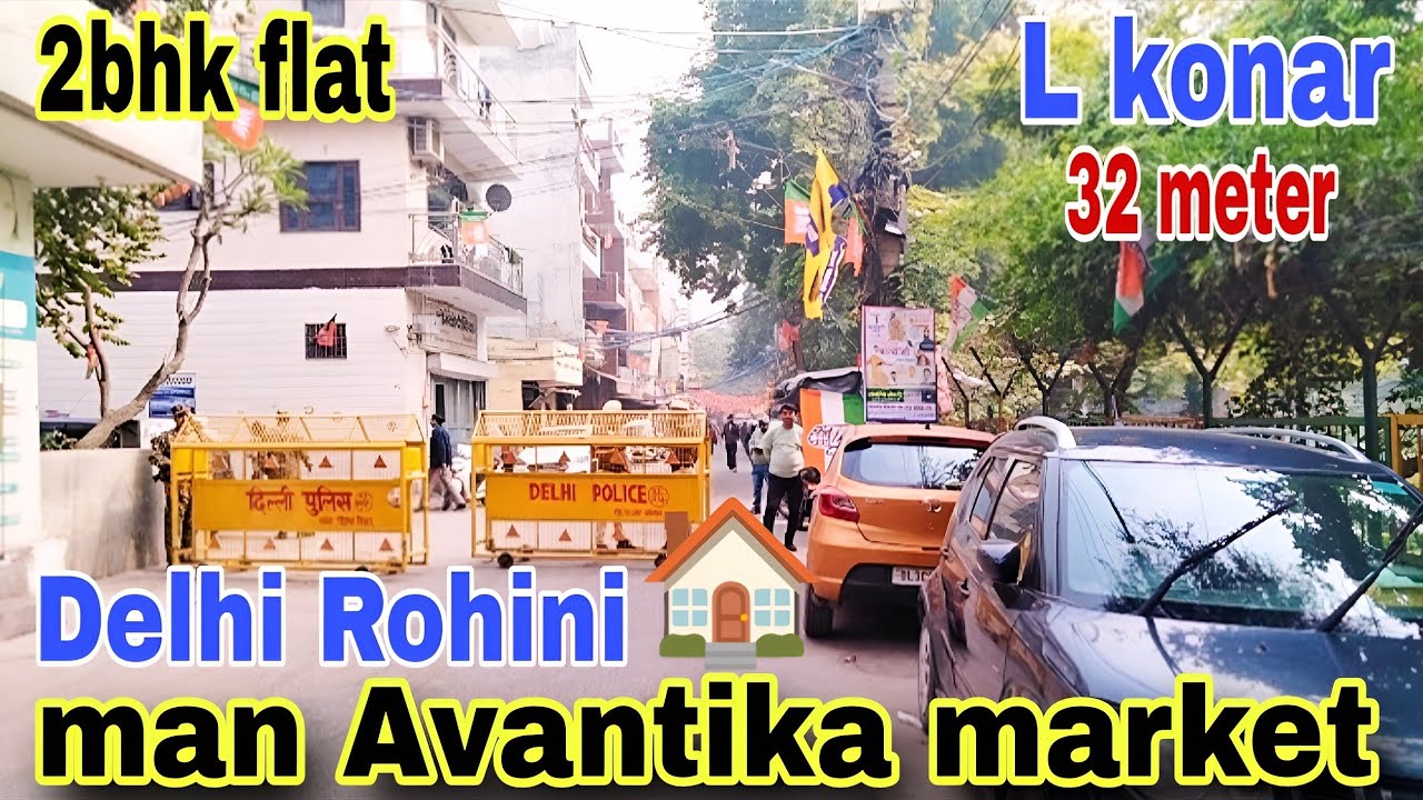 2bhk flat 32 meter | men Avantika market | property in Delhi | Rohini ...