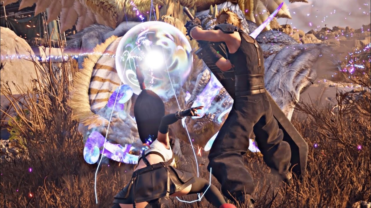 Final Fantasy 7 Rebirth Demo - Cloud/Tifa Tag Team Combo - YouTube