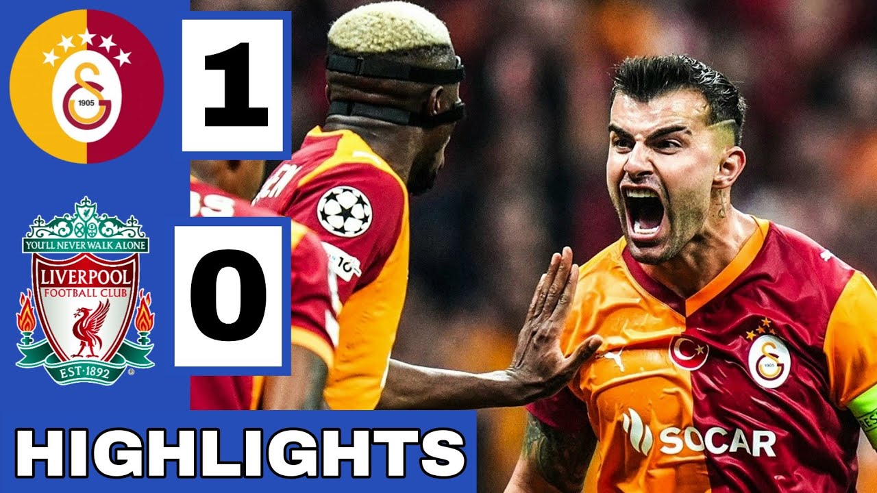 🔴Galatasaray vs Liverpool (1-0) Extended HIGHLIGHTS |UEFA Champions ...