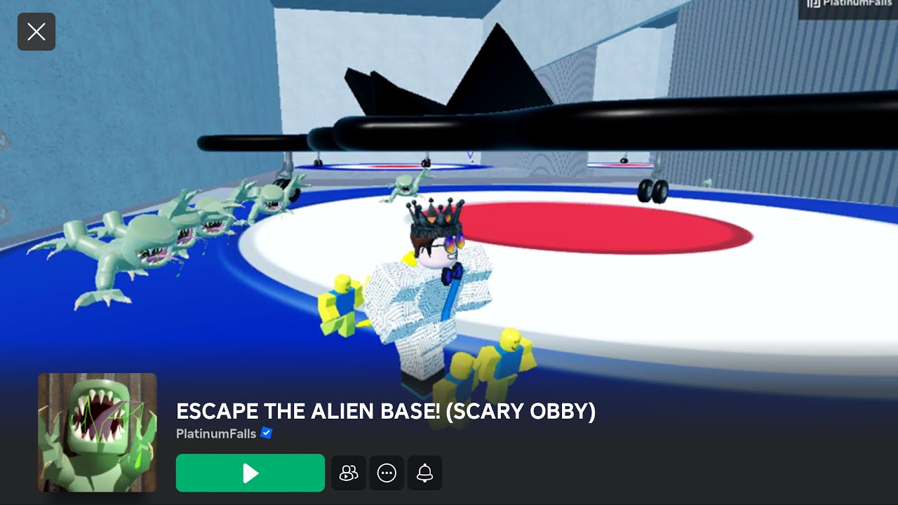ESCAPE THE ALIEN BASE! 🛸Roblox game Complete play through! - YouTube