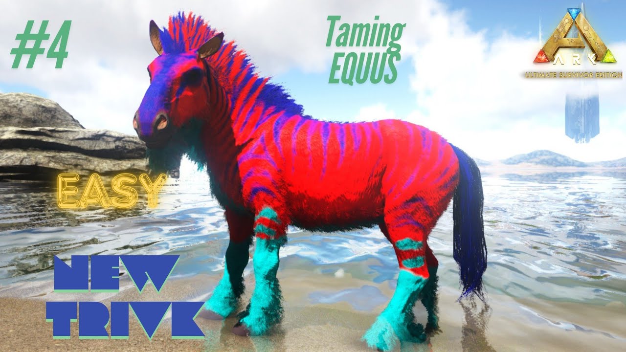 How To Tame A Equus || Ark Ultimate Mobile Edition Tips & Guide - YouTube