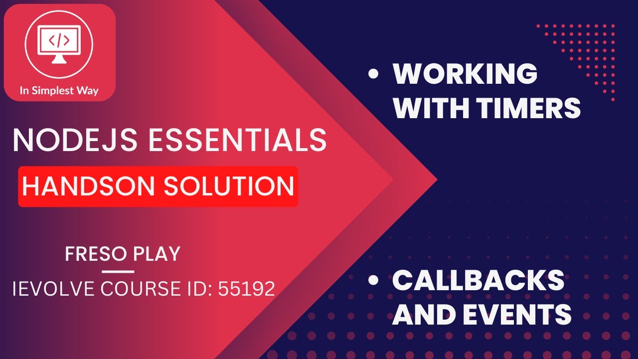 Nodejs essentials FP solution | working with timers | callbacks and ... Nodejs essentials FP solution | working with timers | callbacks and ...