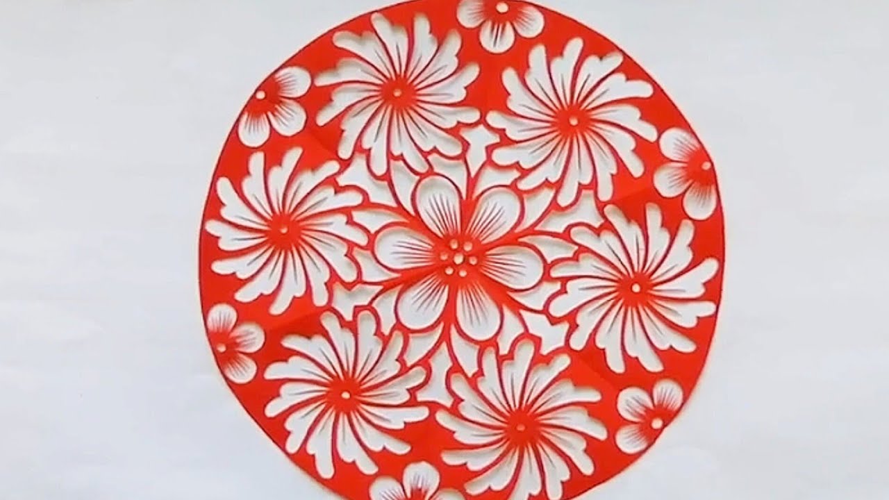 Paper Cutting New Design - Paper Cutting Tutorial - How To Make Paper ...