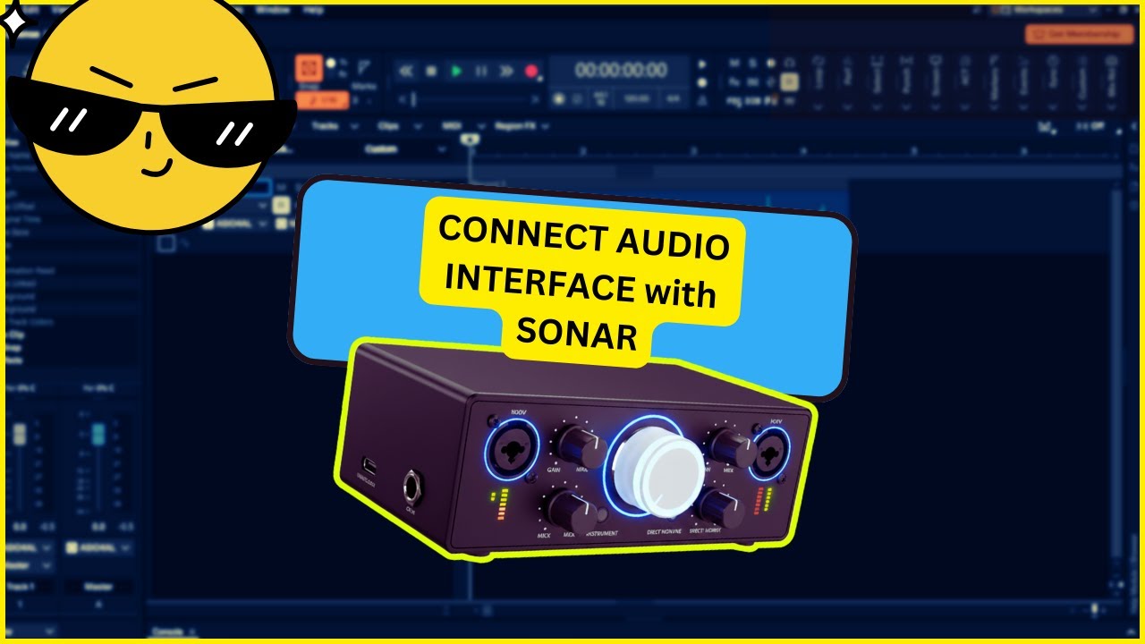How to Connect an Audio Interface to Cakewalk Sonar for Recording ...