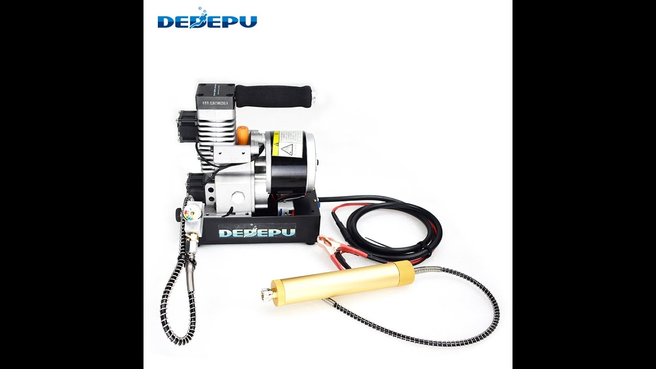 DEDEPU High pressure electric air pump - YouTube