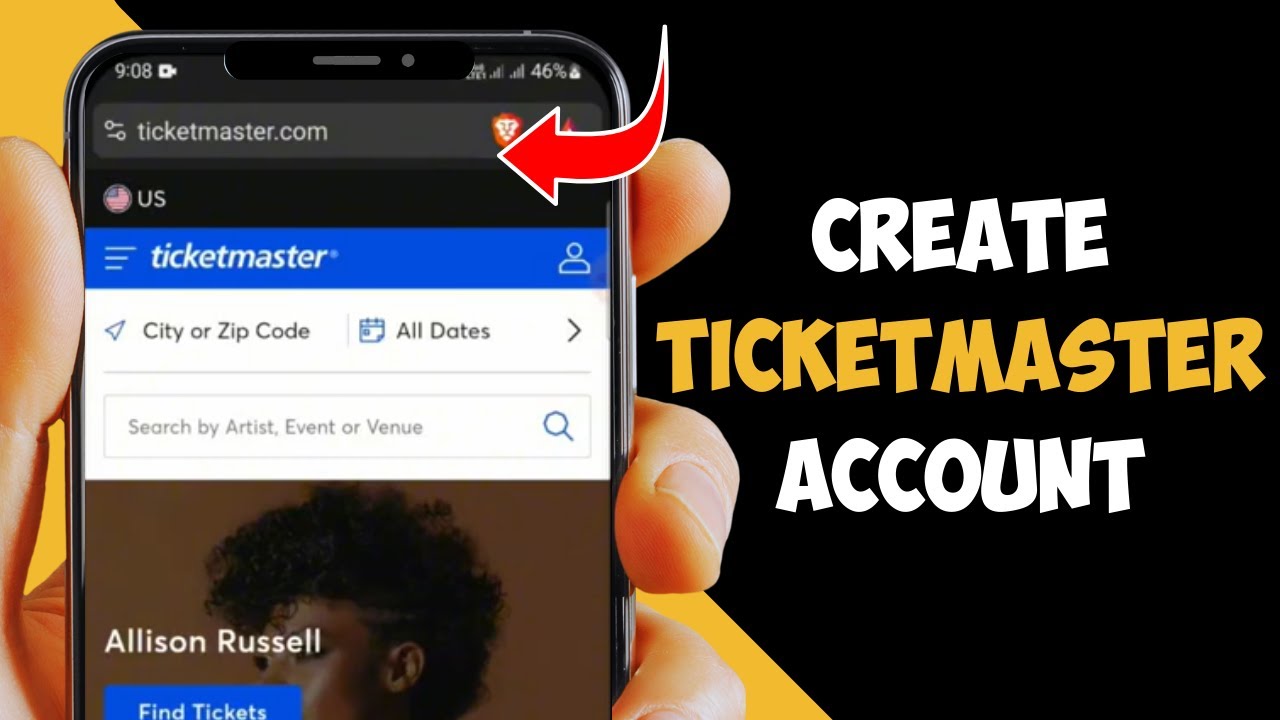 How to Create Ticketmaster Account - YouTube