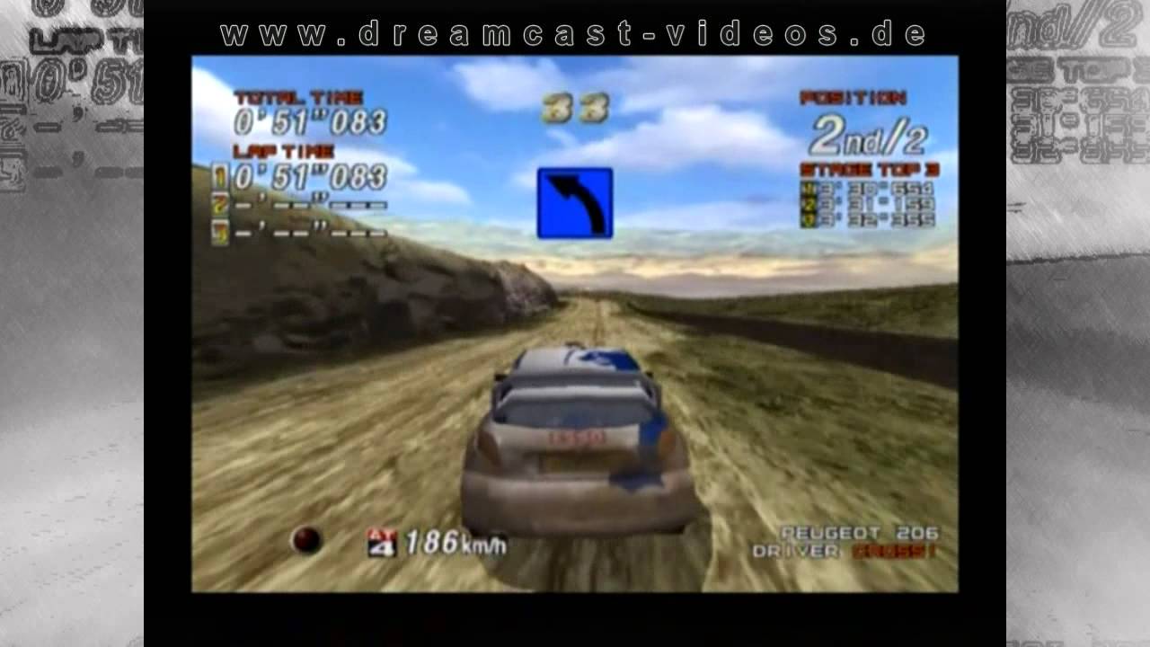 Sega Rally 2 Dreamcast Gameplay - YouTube