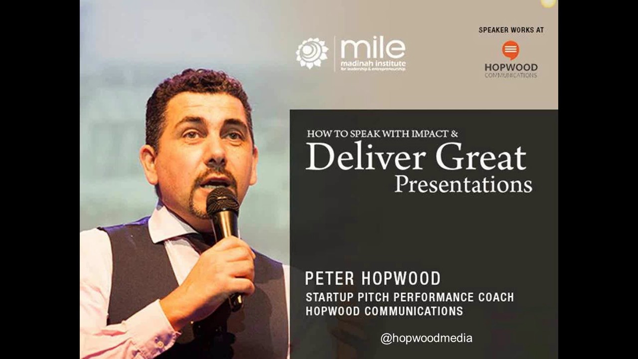 How to Speak with Impact & Deliver Great | Peter Hopwood - YouTube