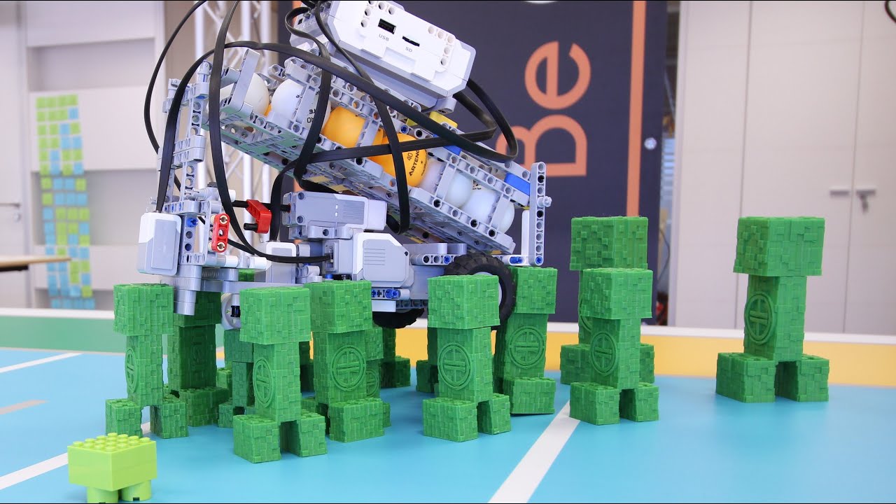 Los Creepers se apropian de un robot de la World Robot Olympiad - YouTube
