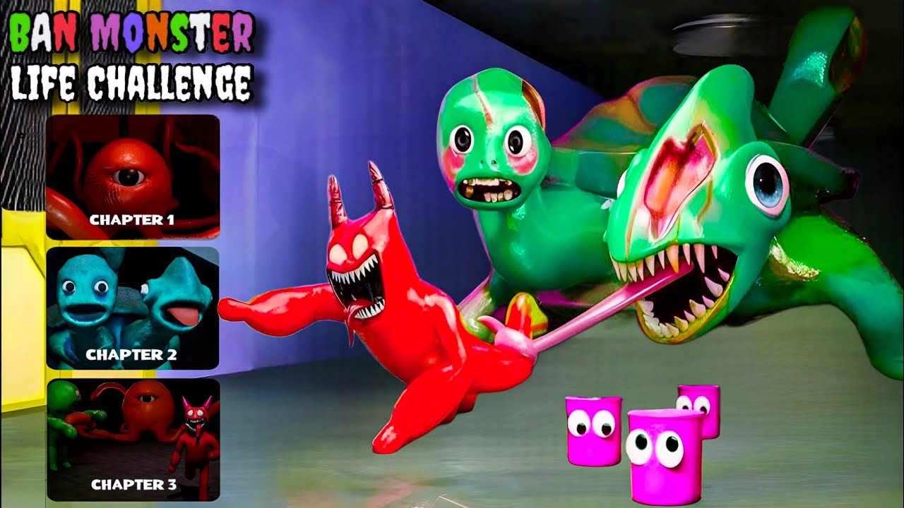 Ban Monster Life Challenge 3 (Chapter 1, 2, 3) New Update - YouTube