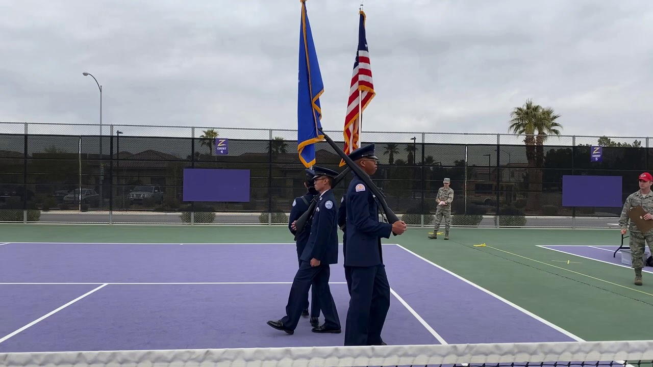 Durango HS AFJROTC Color Guard B 2020 All Air Force Drill Meet - YouTube