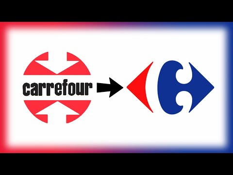 CARREFOUR Logo Evolution - YouTube