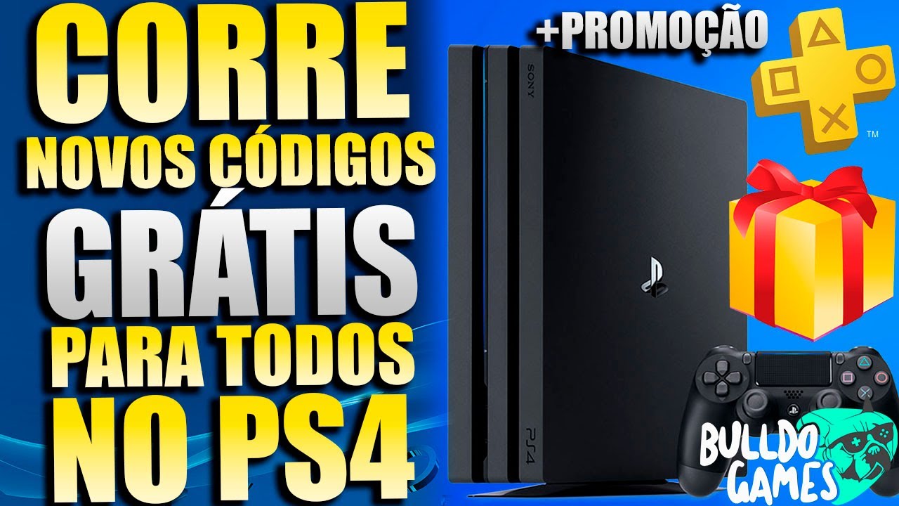 CORRE !!! NOVOS CÓDIGOS GRÁTIS PARA TODOS NO PS4 !!! E NOVA PROMOÇÃO ...