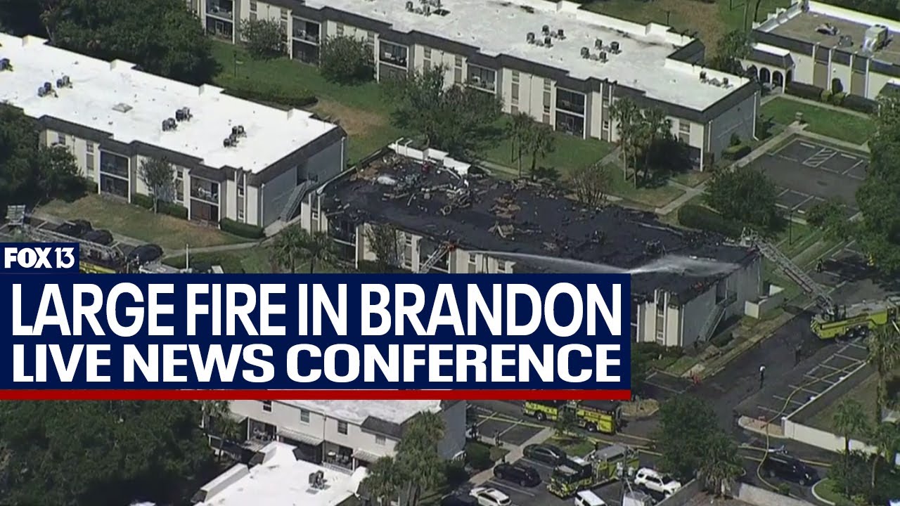 Large condo fire in Brandon - YouTube