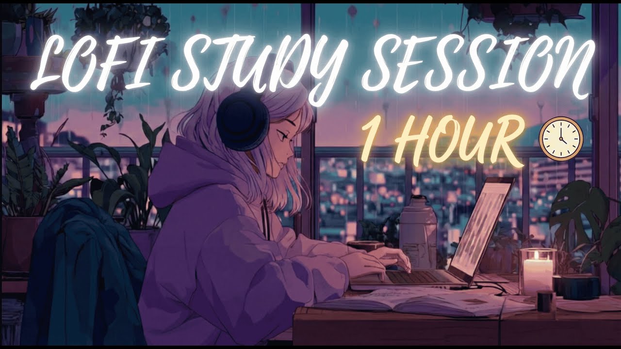 1 Hour Midnight Lofi ☕🌙 | Aesthetic Study Music for Deep Focus - YouTube