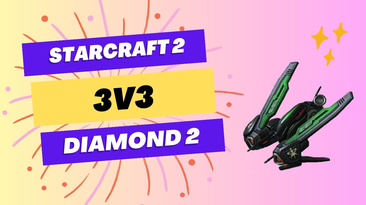 Starcraft 2 3v3 - Diamond 2 - Terran Gameplay (Marine/Tank) - YouTube