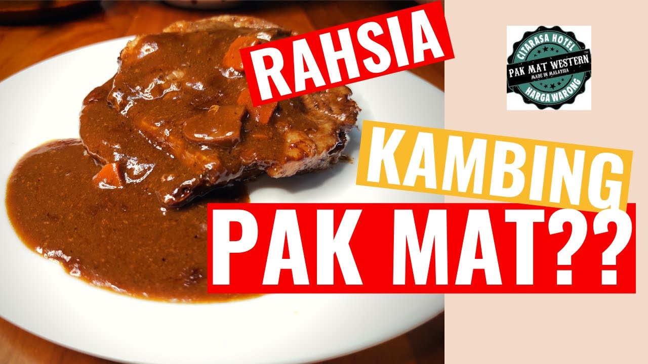 Lamb Chops | Kambing Pak Mat Western - YouTube
