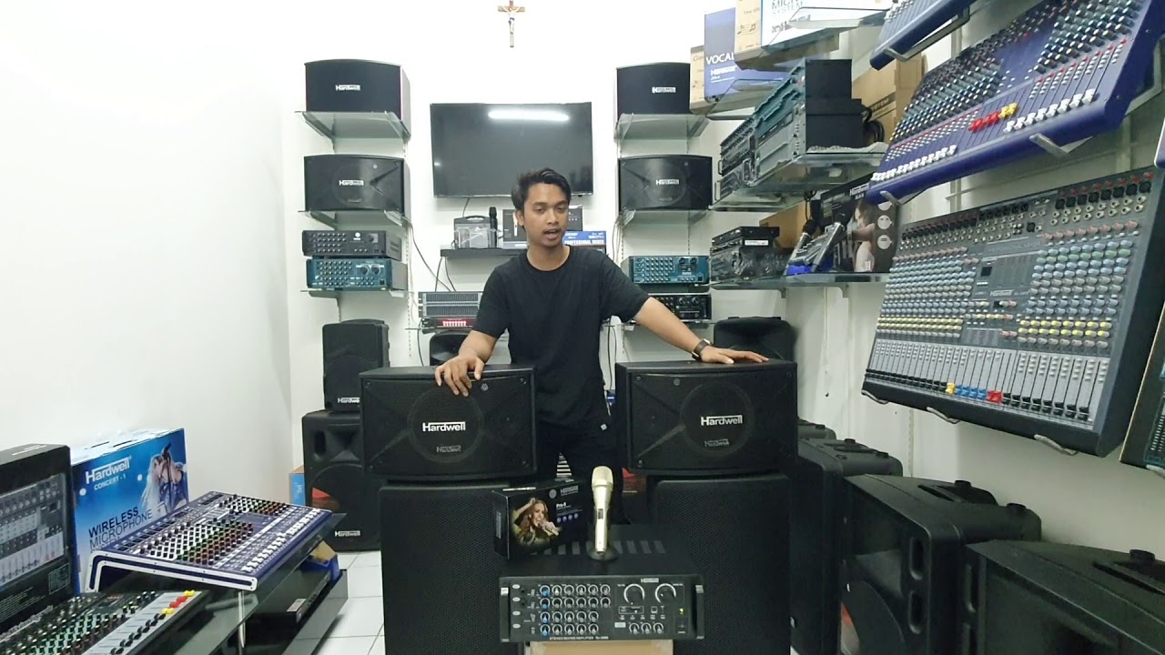 Review Amplifier HARDWELL RV 2000 + Speaker Karaoke HARDWELL PRO 10 II ...