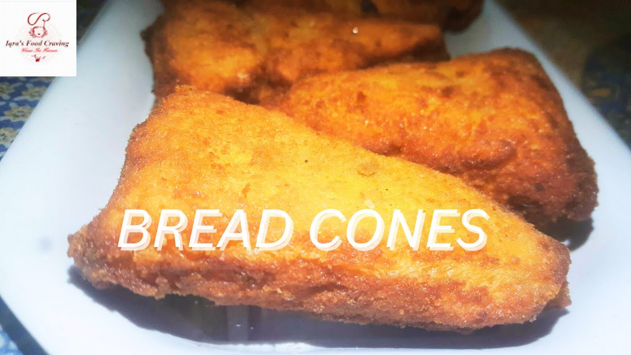 Bread Cones | Malai Cones | Cones Samosa | Iftar Snacks | BBQ Cones ...