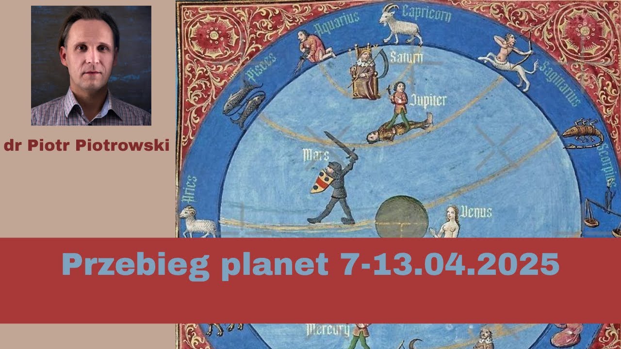 Piotr Piotrowski - Wpływy planetarne 7-13.04.2025 - YouTube